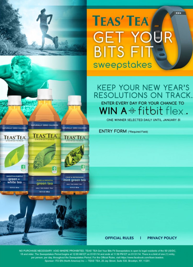 Get Your Bits Fit: Win a Fitbit Flex in the TEAS’ TEA Sweepstakes ...